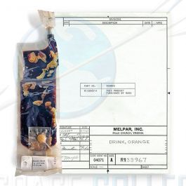 Apollo Orange Drink Space Food Packet