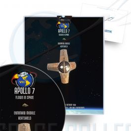 Apollo 7 Flown CM Heatshield Artifact