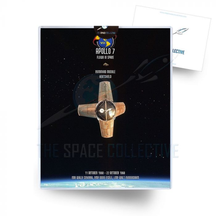 Apollo 7 Flown CM Heatshield Artifact