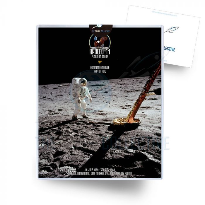 Apollo 11 Flown Cm Kapton Foil Artifact 1