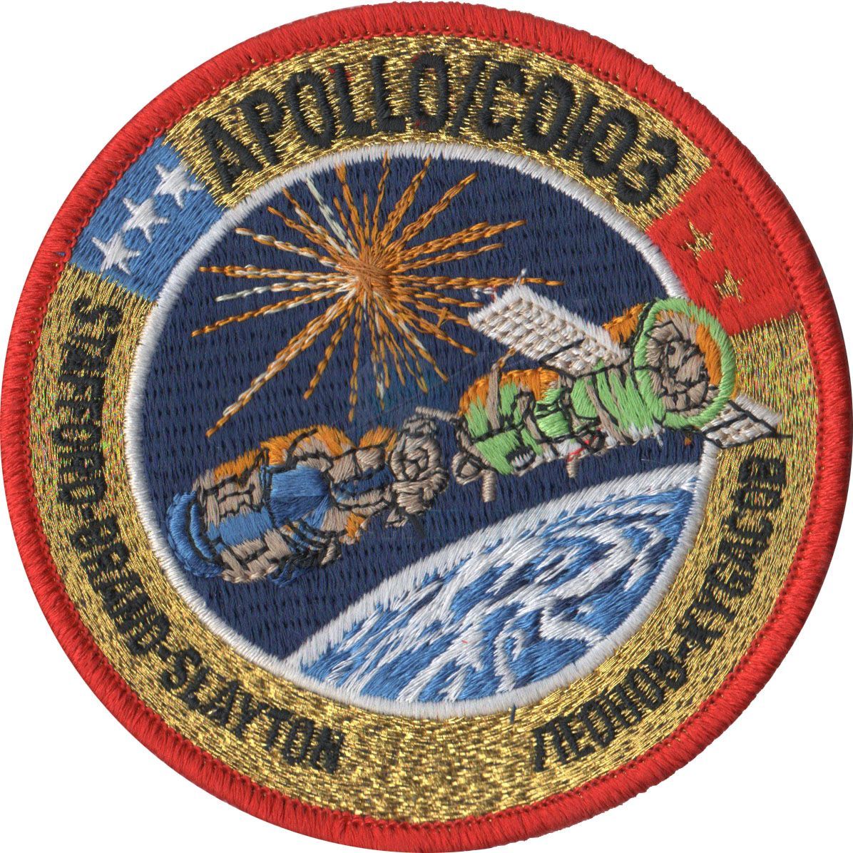 Apollo Soyuz Badge Vintage Apollo Soyuz Logo" Poster For Sale By