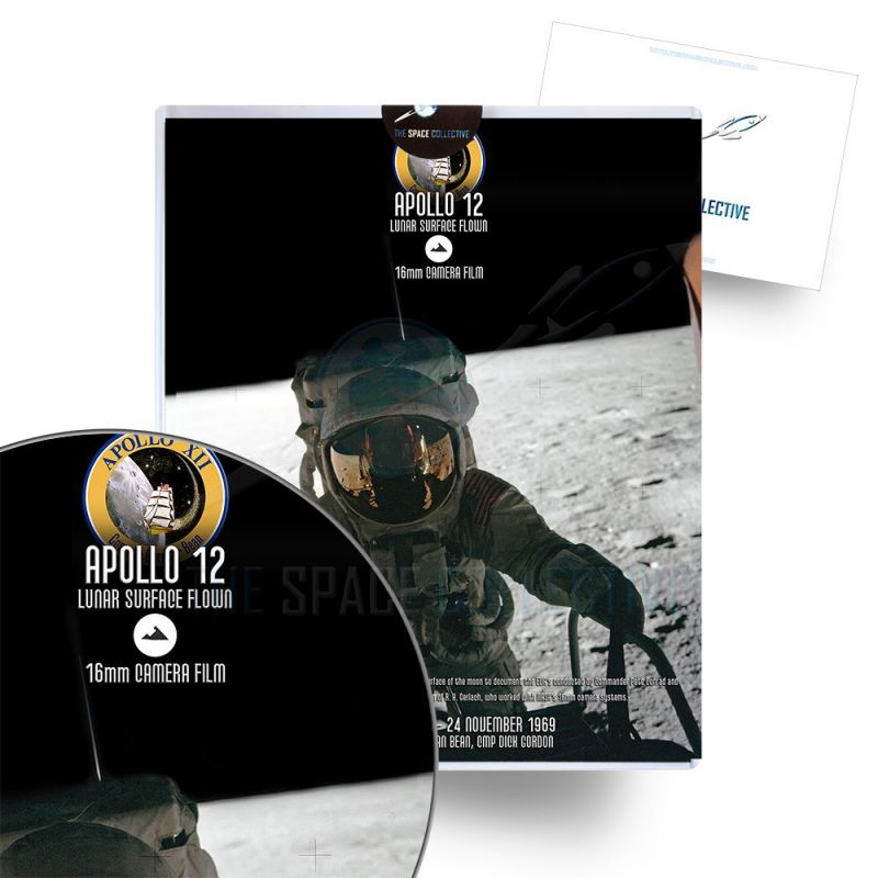 Apollo 12 Lunar Surface Flown 16mm Film Artifact