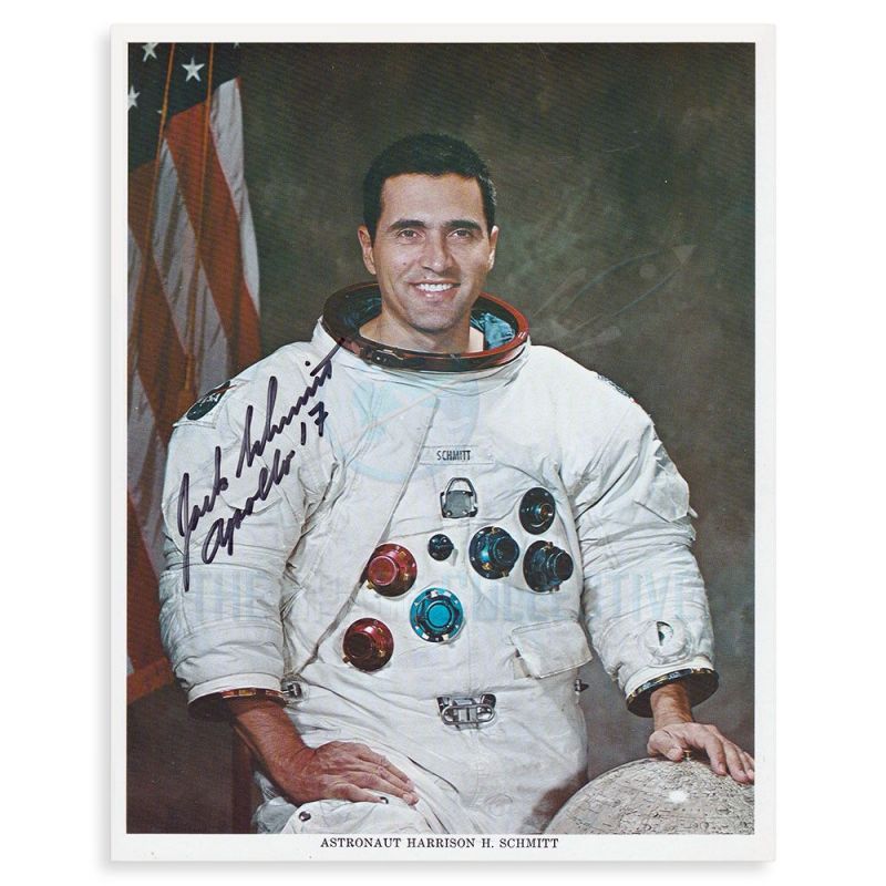 Jack Schmitt Signed Official WSS Litho