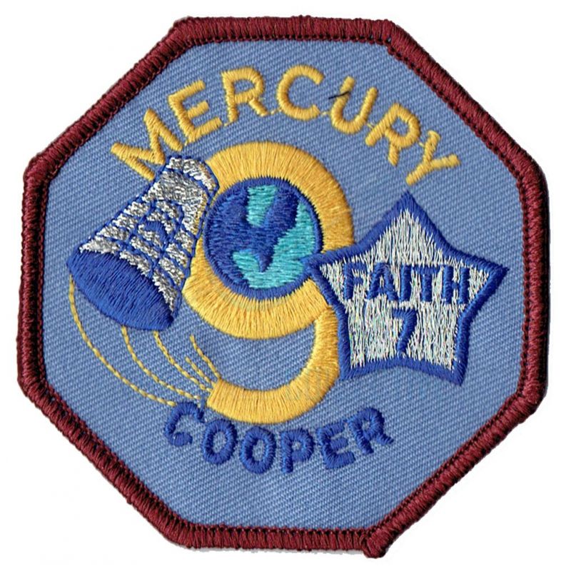 NASA Mercury Faith 7 Patch