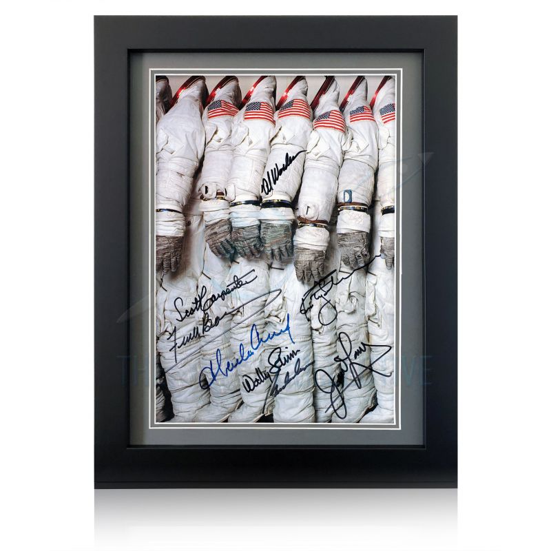 Astronaut Signed Apollo Spacesuit Lineup