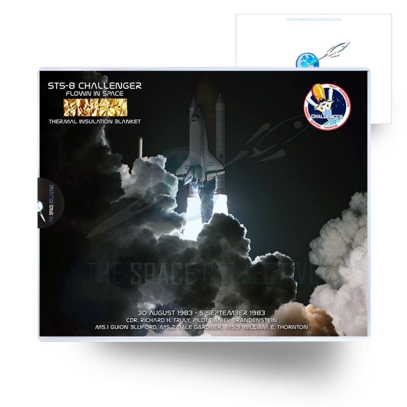 STS-8 Space Shuttle Challenger Flown Insulation Blanket