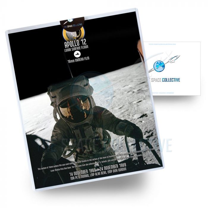 Apollo 12 Lunar Surface Flown 16mm Film Artifact