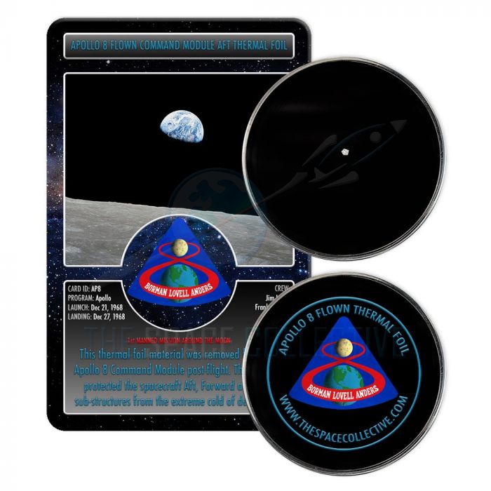 Space Series: Apollo 8 CM Flown Thermal Foil