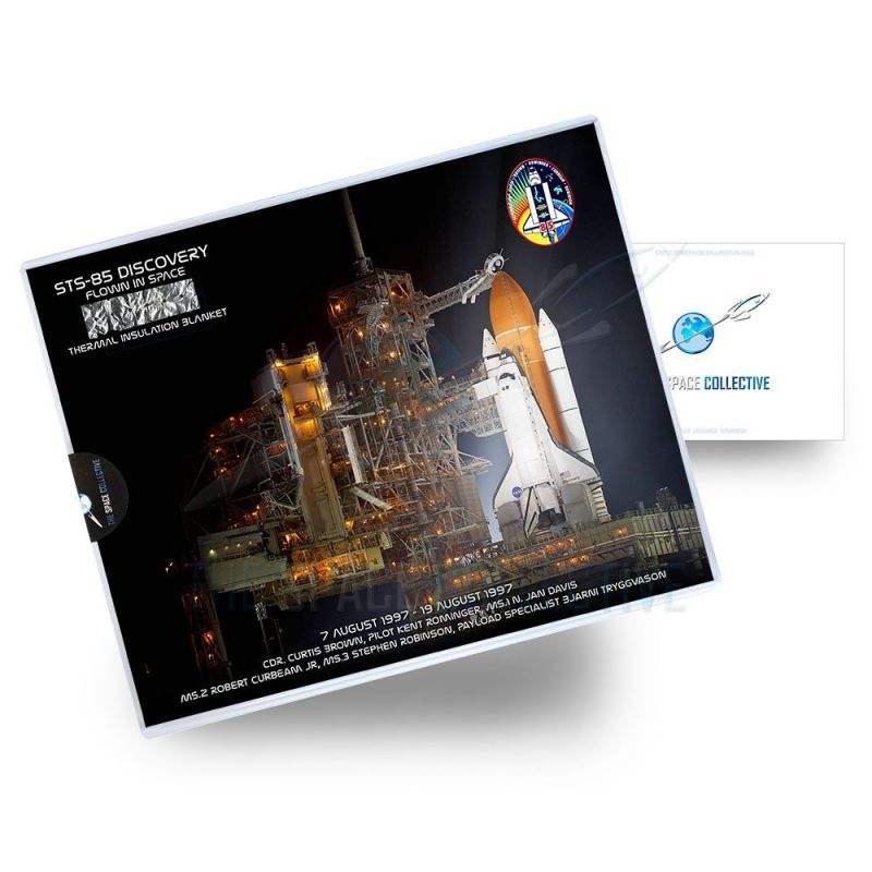 Space Shuttle STS-85 Discovery Flown Insulation Blanket