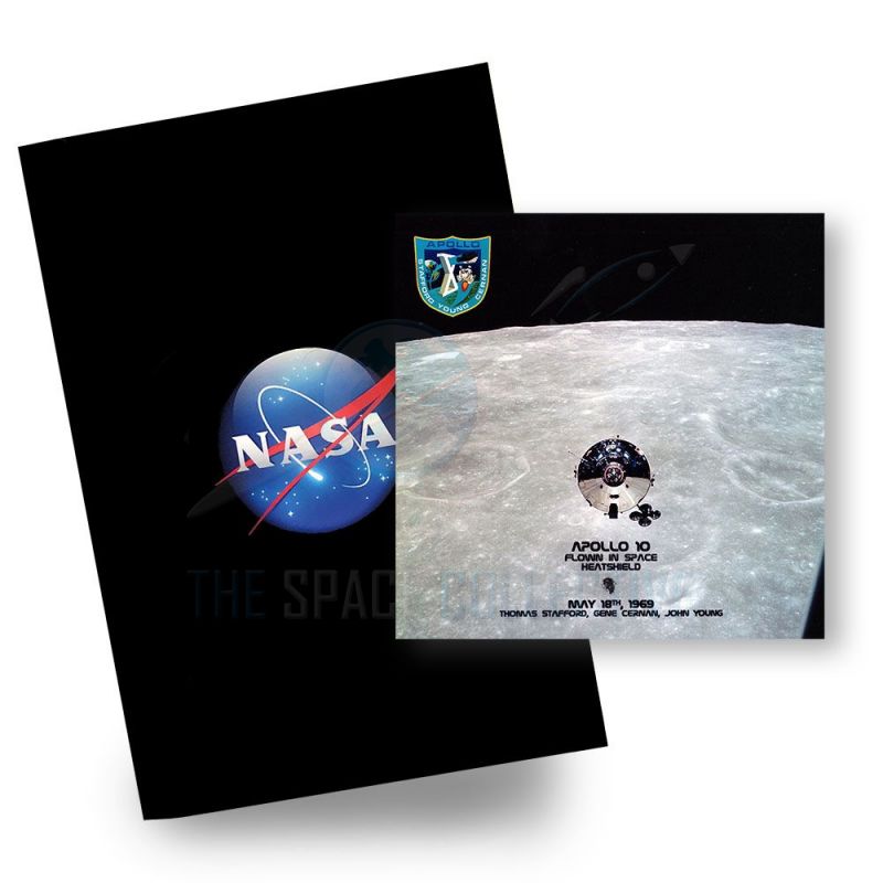 Apollo 10 Flown CM Heatshield Artifact