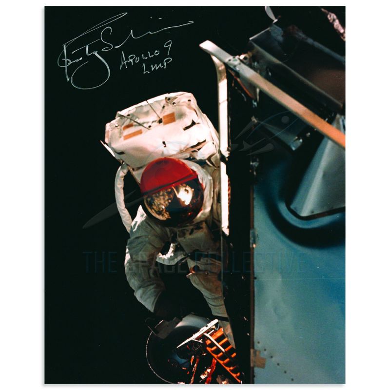 Rusty Schweickart Signed EVA Photo