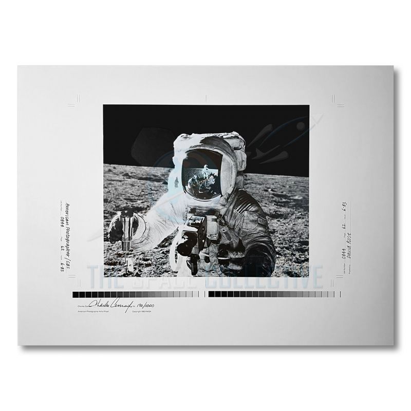 Pete Conrad Signed 18x24 Apollo 12 Artist Proof Litho