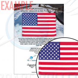 Grumman, SpaceX & ISS Flown Country Flags