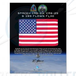 SpaceX & ISS Flown US Flag